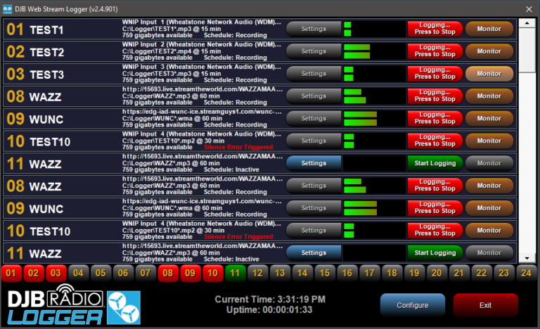 DJB Radio Logger - DJB Radio